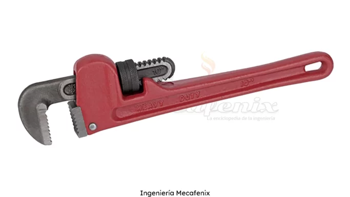 Llave Stillson o llave de grifa - Ingeniería Mecafenix