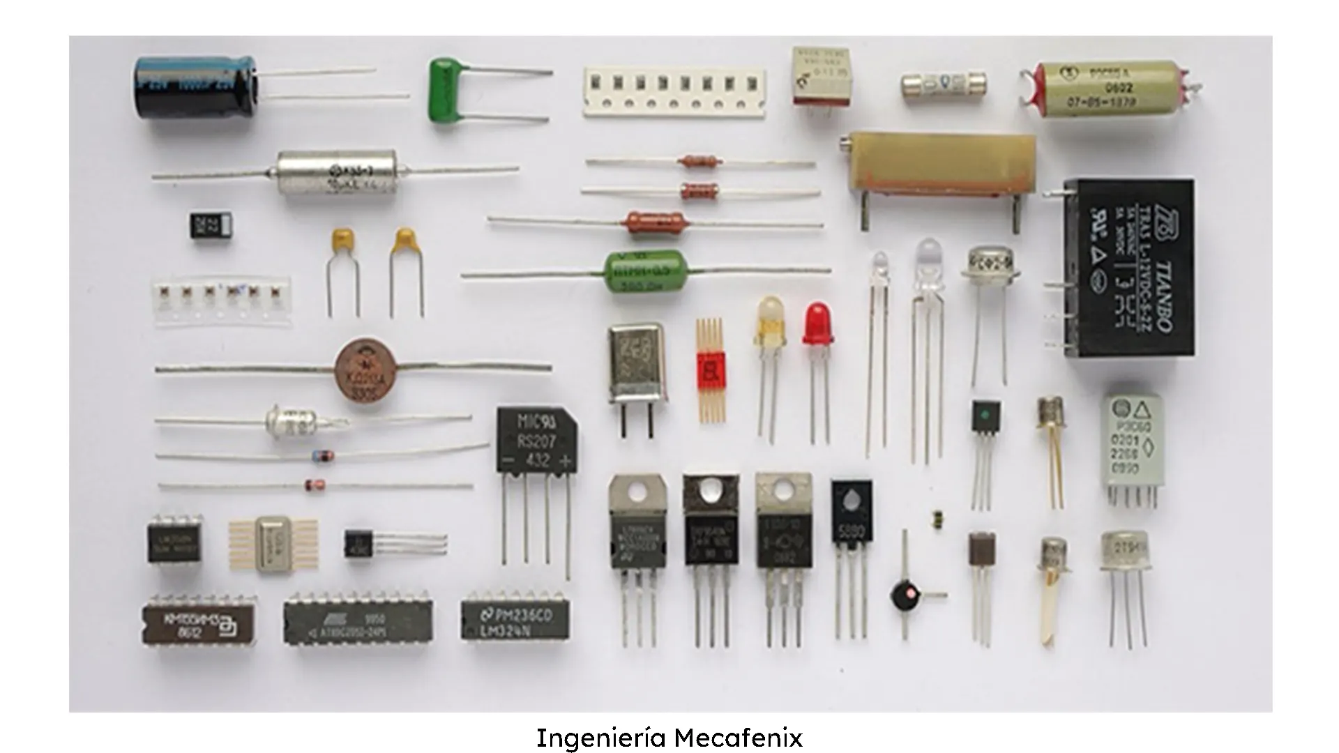 Glosario De Componentes Eléctricos Y Electrónicos Ingeniería Mecafenix